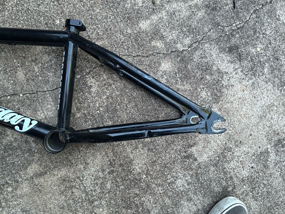 Used SUNDAY Forecaster BMX Frame Gloss Black 21" Dent in chainstay. | eBay