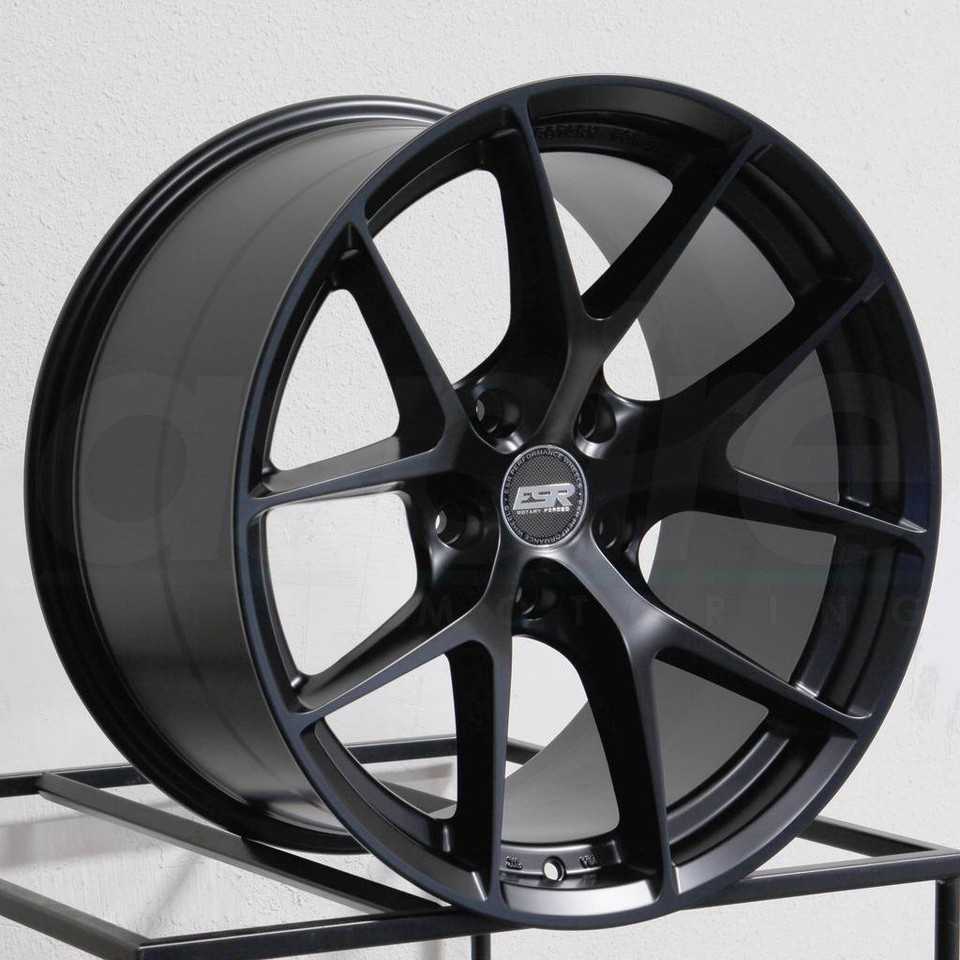 One 18x8.5 ESR RF02 RF2 5x114.3 30 Matte Black Wheel Rim 72.56 | eBay