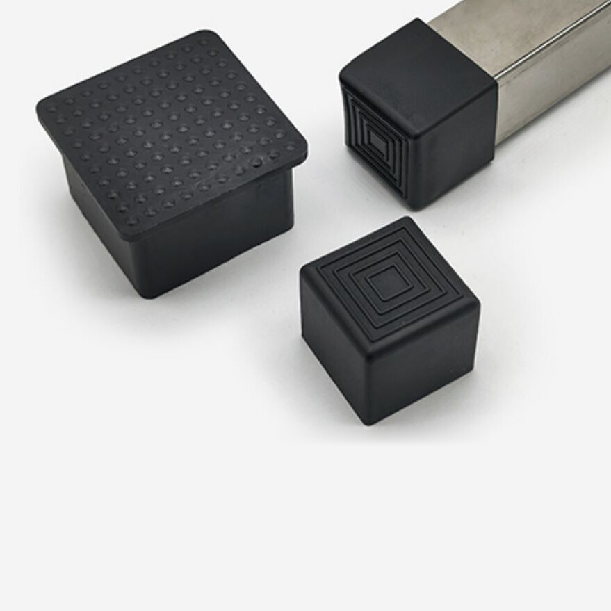 Square Rectangle Chair Leg Cap Rubber Feet Protector Pads Furniture ...