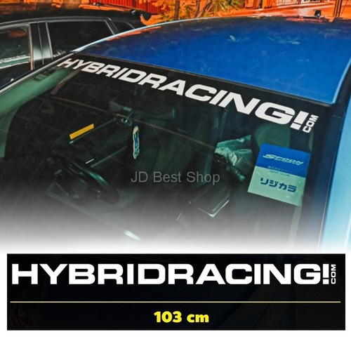 Hybridracing US Style Windshield JDM Dicut Vinyl Sticker 103cm Car ...