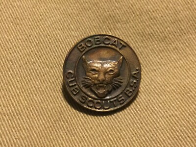 Bobcat Cub Scouts BSA Authentic Pin Badge Rare Vintage Original ...