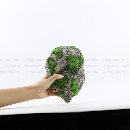 Floating Rock Stones Ornament Aquarium Fish Tank Avatar Moss Plant ...
