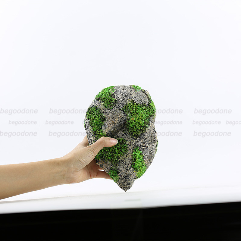 Floating Rock Stones Ornament Aquarium Fish Tank Avatar Moss Plant ...