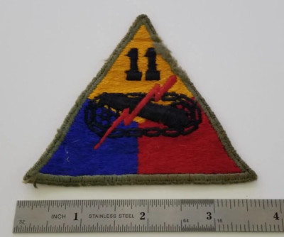 World War II US Army 11th ARMORED Division Military Patch | eBay