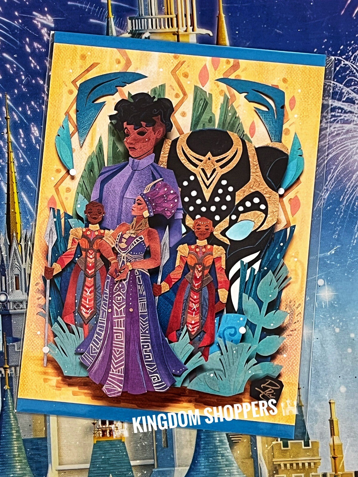 2024 Disney WonderGround Ryan Riller Women Of Wakanda Marvel 5x7 ...