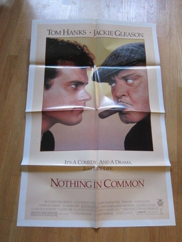 NOTHING IN COMMON original 1986 poster Tom Hanks Jackie Gleason | eBay