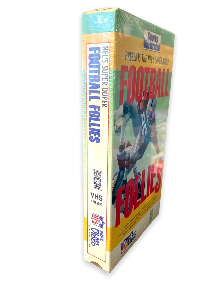 Sports Illustrated Football Follies Film NFL 1989 VHS video Tape ...