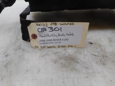 2005 LAND ROVER LR3 HAND PARKING BRAKE MODULE ACUTATOR HW1.3.3 EPB ...