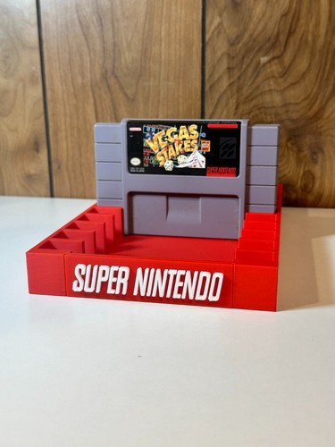 Super Nintendo SNES Game Holder - Tray Holds 10 Game Cartridges ...