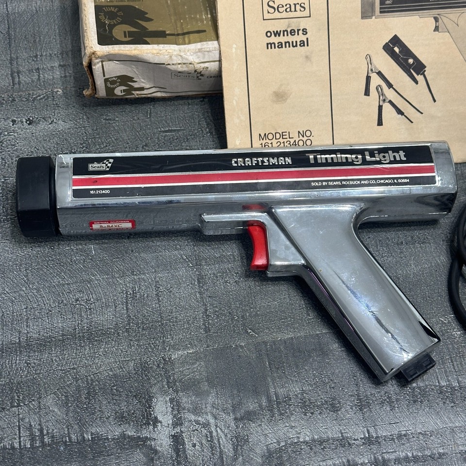Vintage Sears Craftsman Inductive Timing Light Gun 28-2134 OriginalBox ...