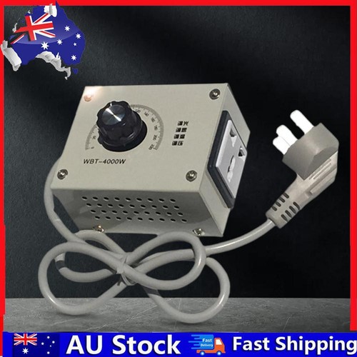 AC220V Fan Governor 18A SCR Voltage Regulator 4KW Stepless Variable ...