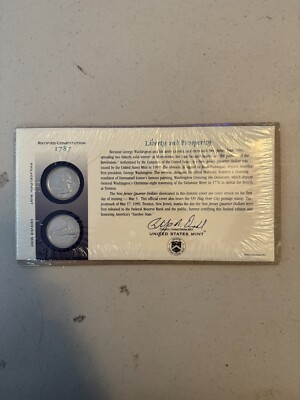 1999 New Jersey P&D STATEHOOD QUARTER FIRST DAY COVERS - U.S. MINT | eBay