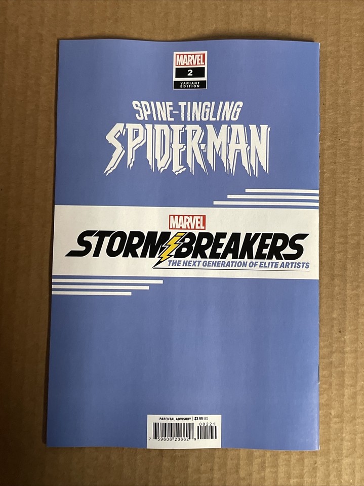 SPINE TINGLING SPIDER-MAN #2 ALLEN VARIANT FIRST PRINT MARVEL COMICS ...