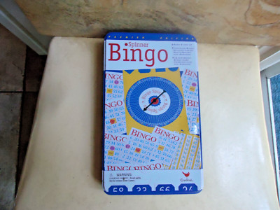 Bingo Spinner Game in Tin 12 Cards, spinner, masterboard and markers | eBay