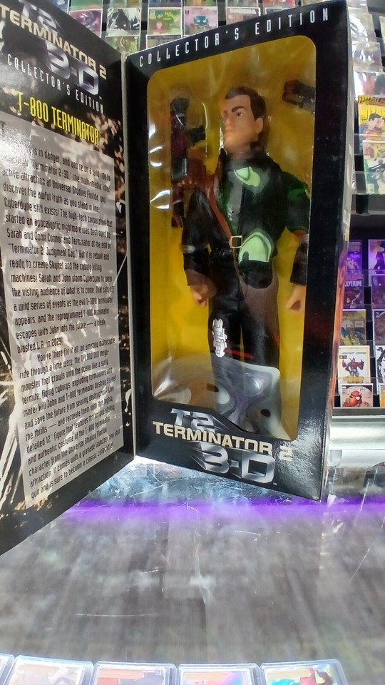 T2 TERMINATOR 2 - 3D Collector's Edition T-800 Action Figure 1997 NIB ...