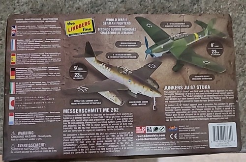 Lindberg Line JUNKERS JU-87 STUKA/ME 262 1:48 Value Pack (2) Model Kits ...