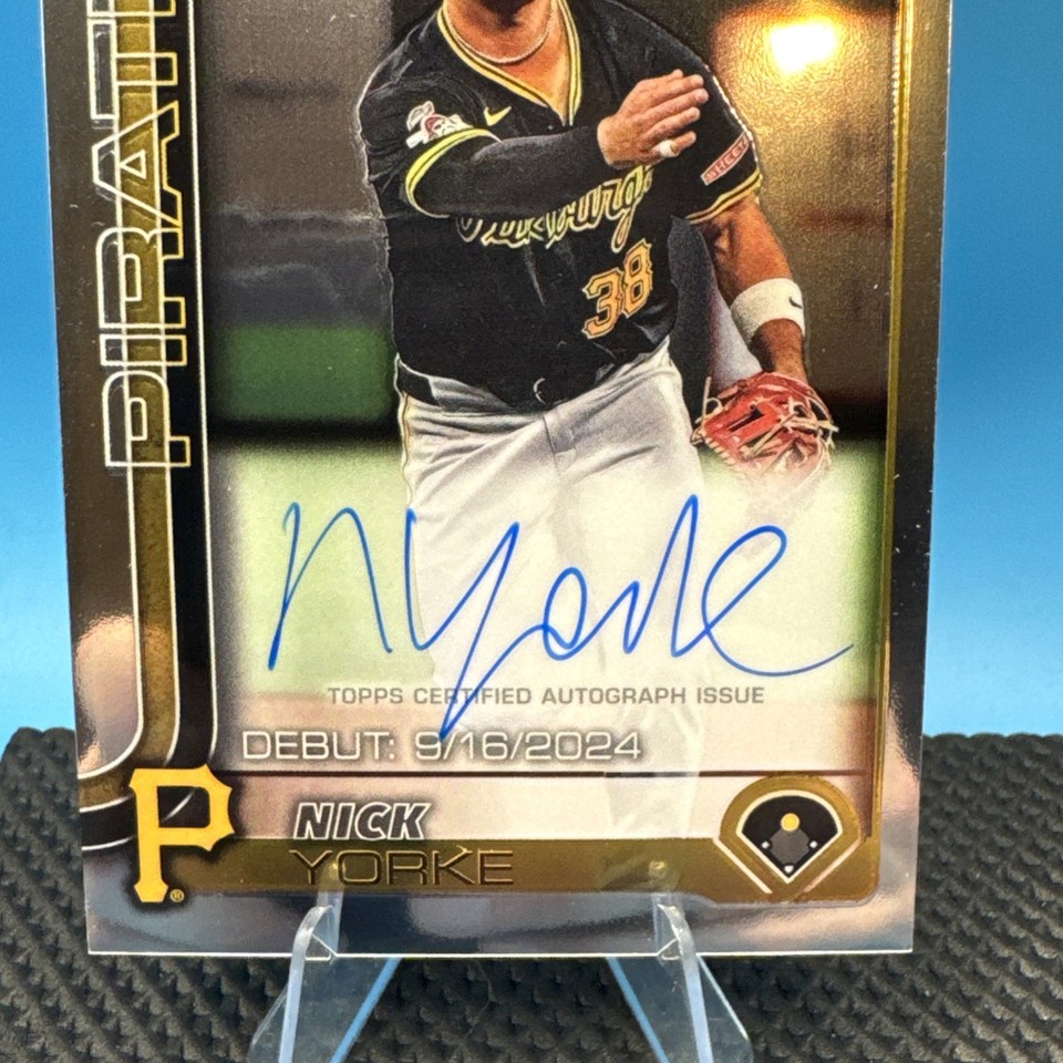 Nick Yorke 2025 Topps Chrome Update #CRDA-NY Auto Rooke Debut RC ...