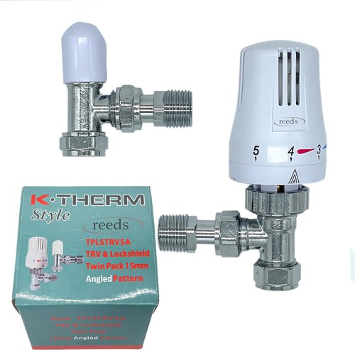 Kartell TRV Pack 1 x TRV Reversible, 1 x Lock Shield Thermostatic ...