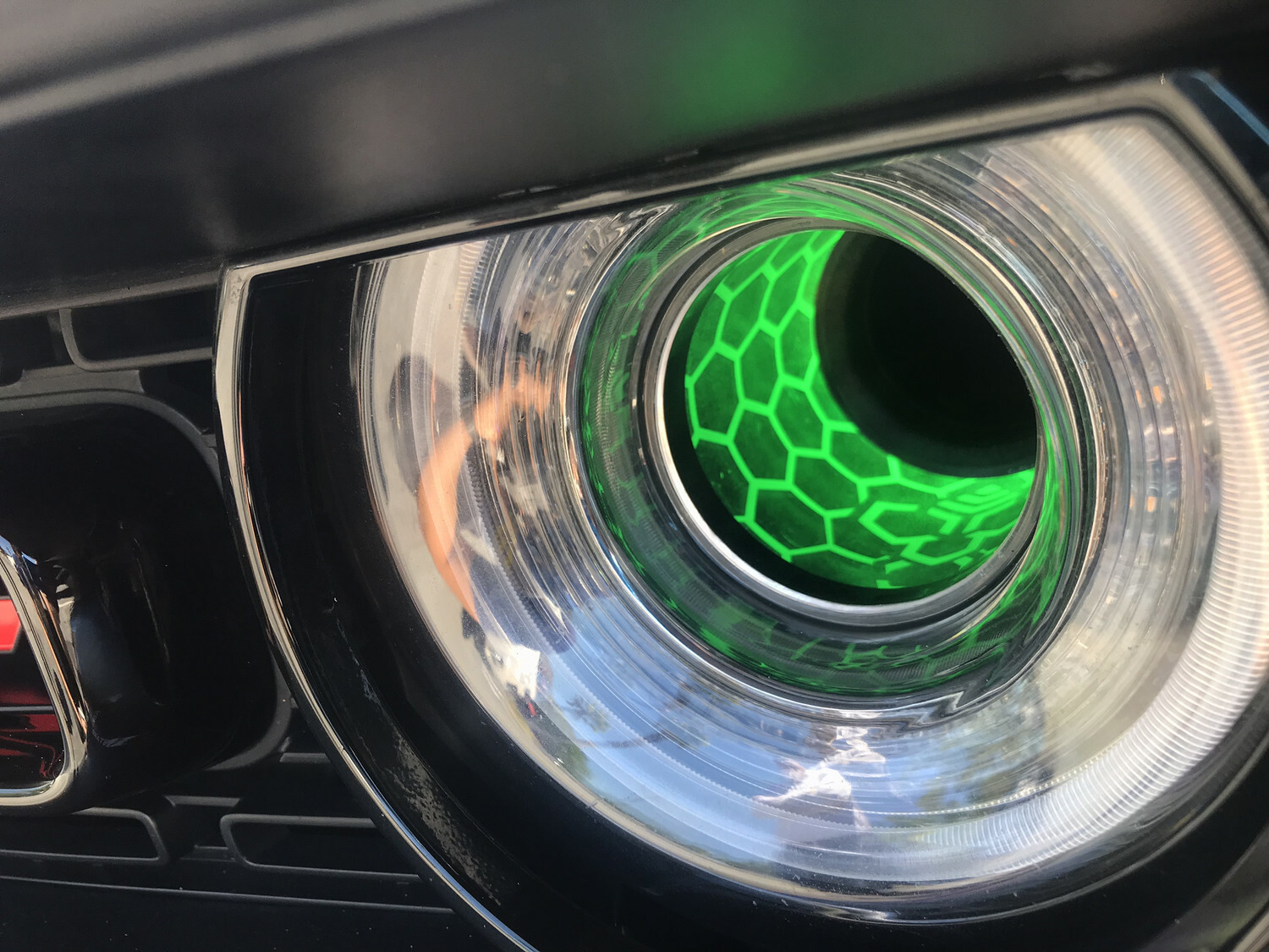 Dodge Challenger RGBW LED Intake Tube (2015+ Hellcat,SRT, R/T, Scat ...