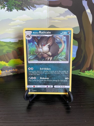 Alolan Raticate 77/149 - Sun & Moon - Uncommon - Pokemon Card TCG - MP ...