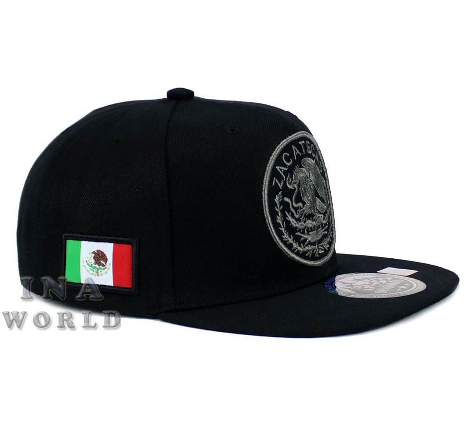 MEXICAN Hat MEXICO Federal Logo State Embroidery Snapback Flat Bill ...