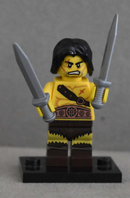 LEGO 71002 Minifigure Ser 11 Barbarian w 2 Swords Hercules Warrior ...