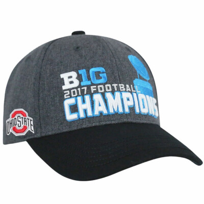 Ohio State Buckeyes 2017 Big10 Football Champion Adj Ball Cap | eBay