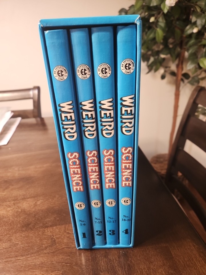 EC Comics Archives Library The Complete WEIRD SCIENCE #1-4 HC Set Russ ...
