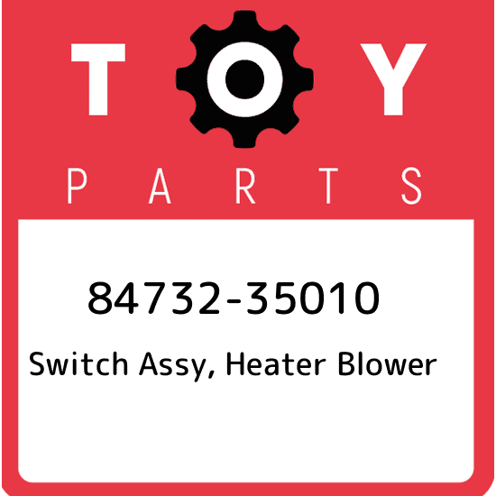84732-35010 Toyota Switch assy, heater blower 8473235010, New Genuine ...