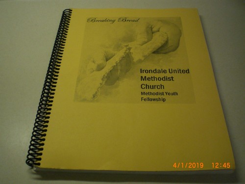 Breaking Bread Irondale United Methodist Church Paperback Cookbook | eBay