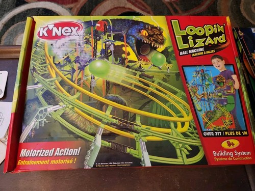 2004 K'Nex 15135 Loopin' Lizard Ball Machine Coaster 793 Pcs Brand New ...