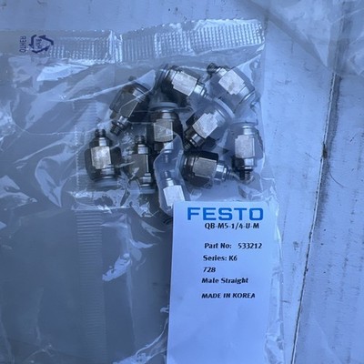 Festo Push Lock Fittings 1/4 Part | eBay