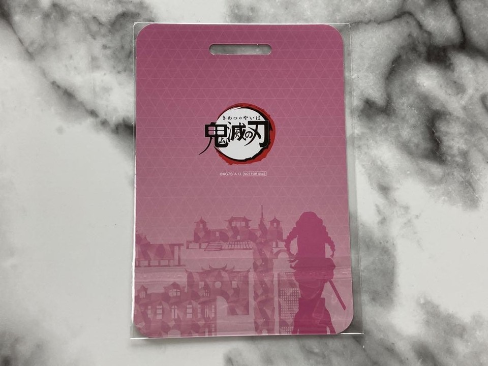 Kanroji Mitsuri Luggage Tag Style Card 5.8x3.9in Ufotable Demon Slayer ...
