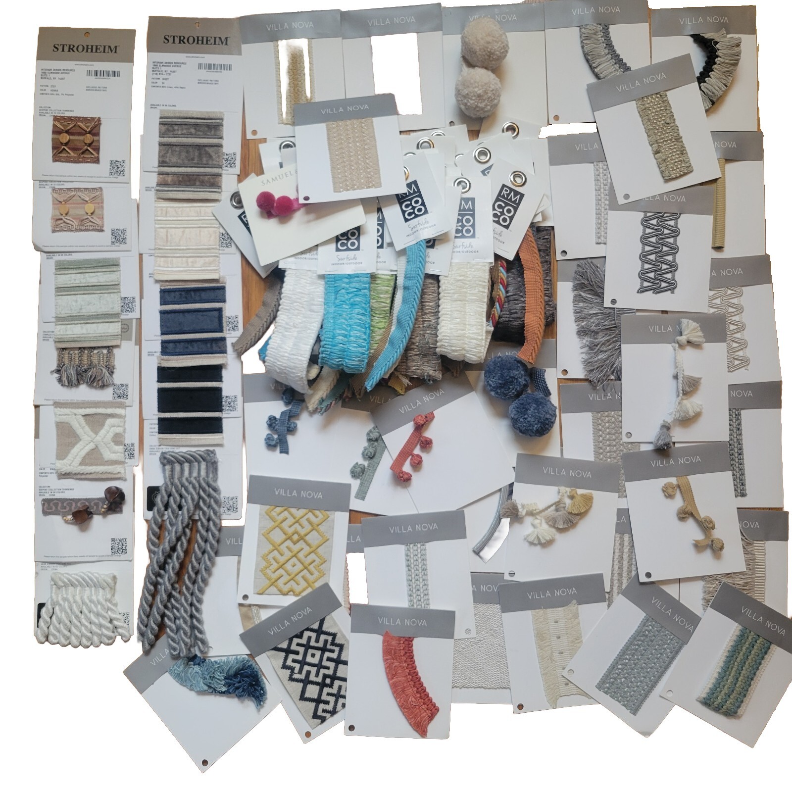 Sewing & Craft HUGE Lot 35+ Lbs Embellishments, Tassel, Fringe, Gimp ...