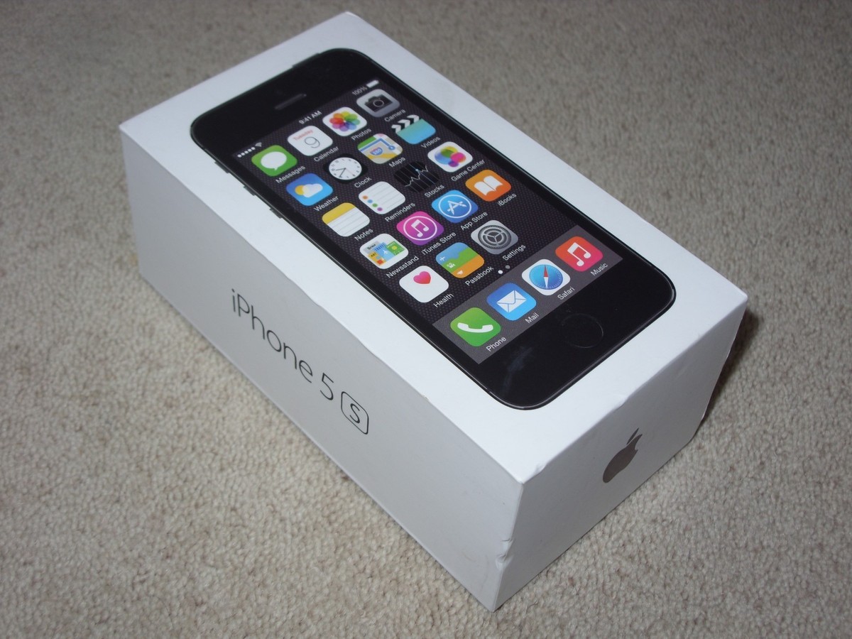 Iphone 5s Space Grey Box