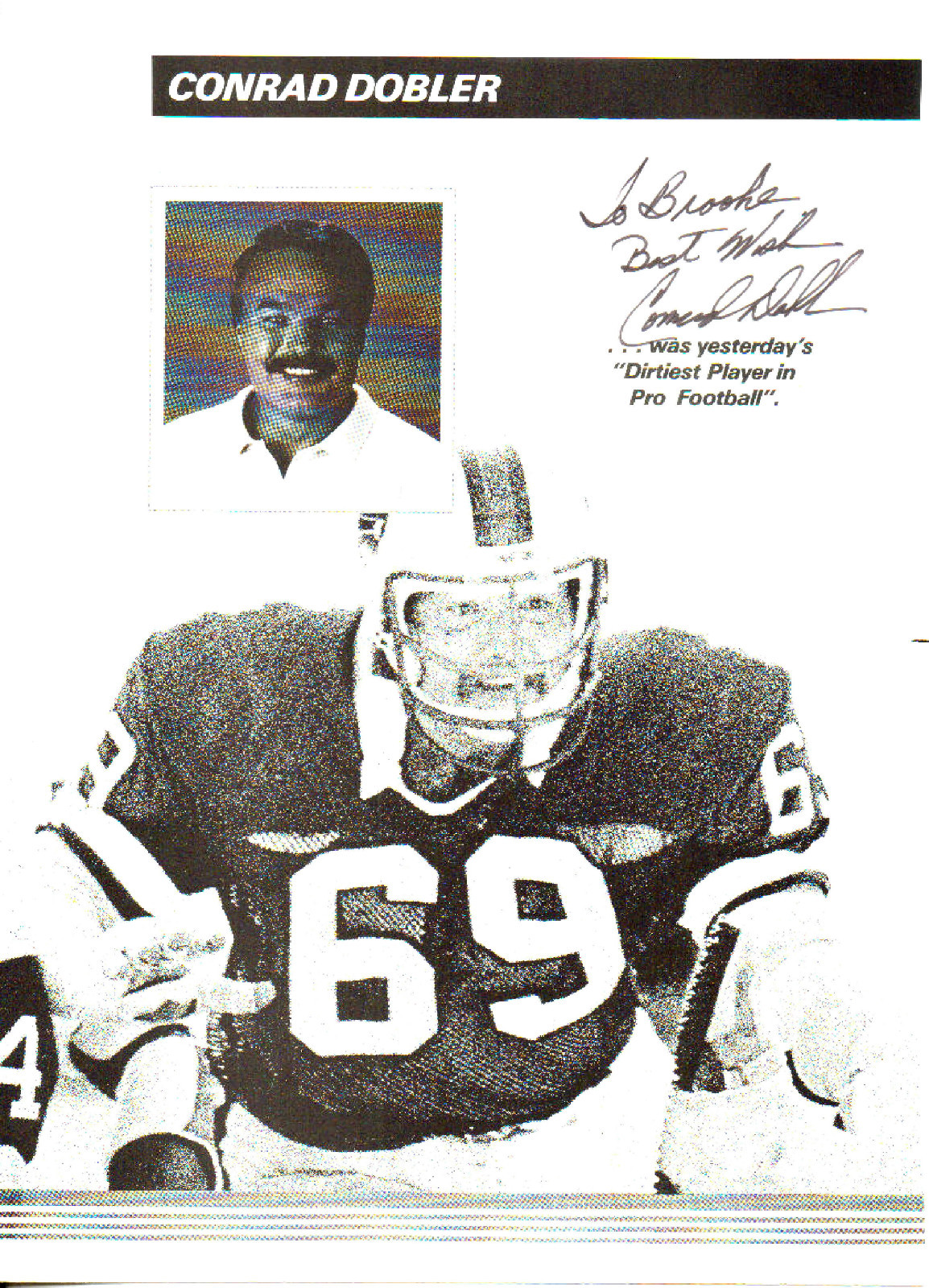 CONRAD DOBLER (+2023) - Football - St. Louis Cardinals - Autograph ...