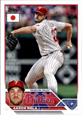 2023 Topps Japan Edition #191 Aaron Nola Philadelphia Phillies | eBay