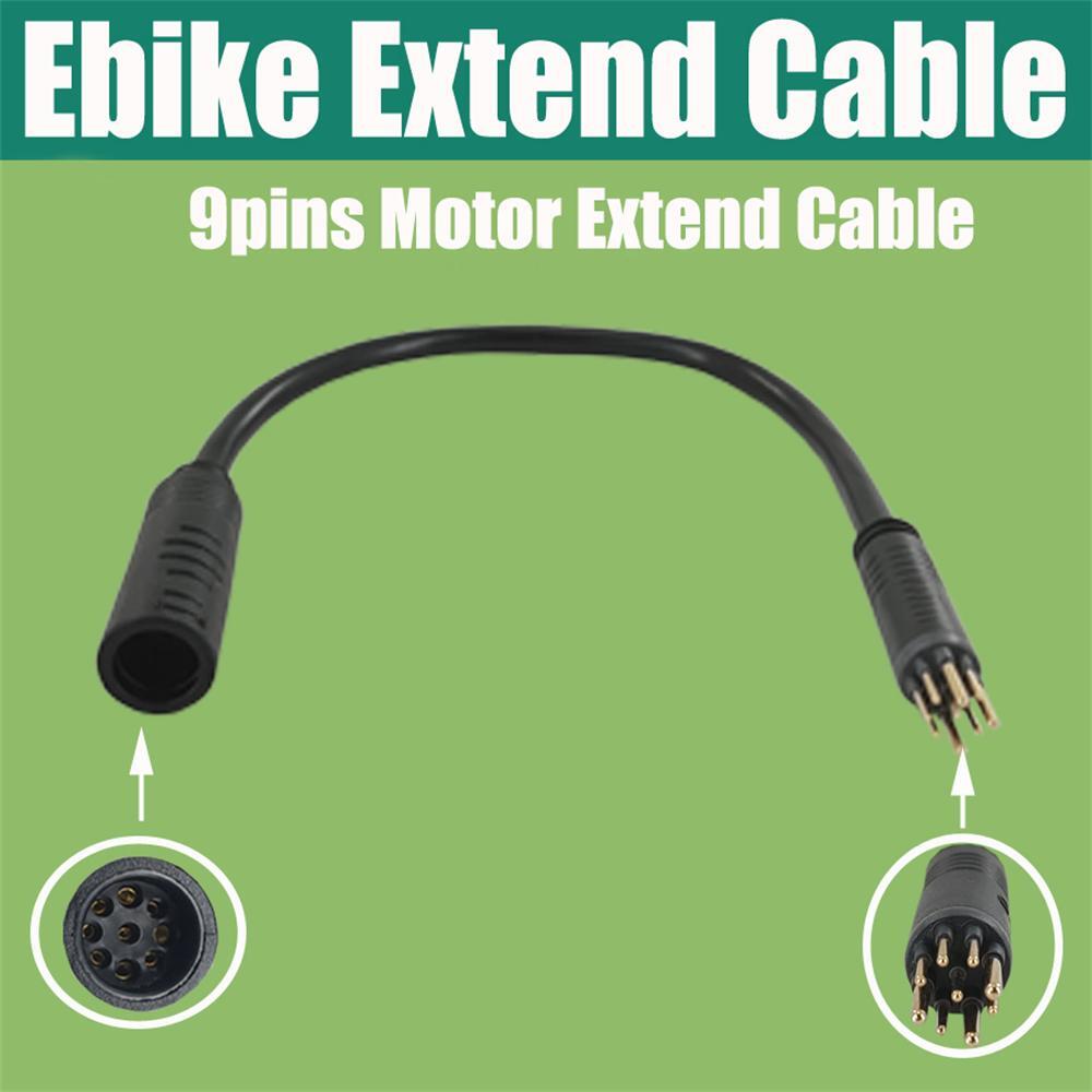 Ebike Motor Extension Cable Electric Motor Convert Extension Cable, 9 ...