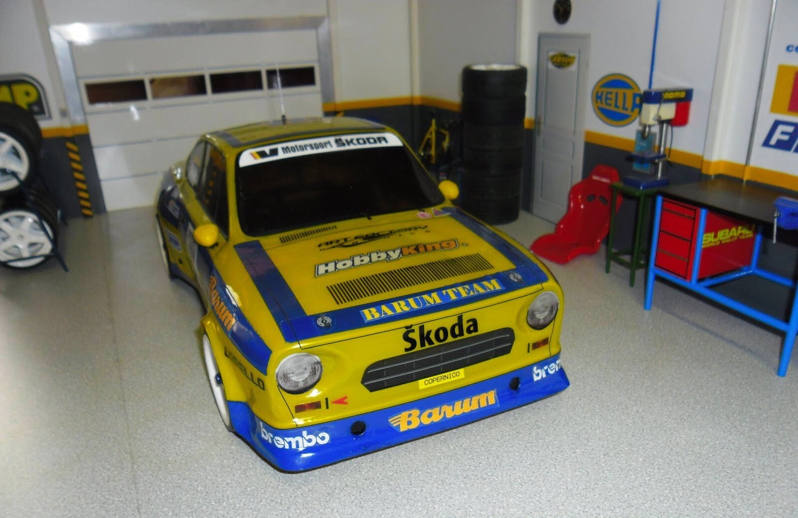 1/10 RC car body shell Skoda 130 RS for Drift Tamiya, HPI | eBay