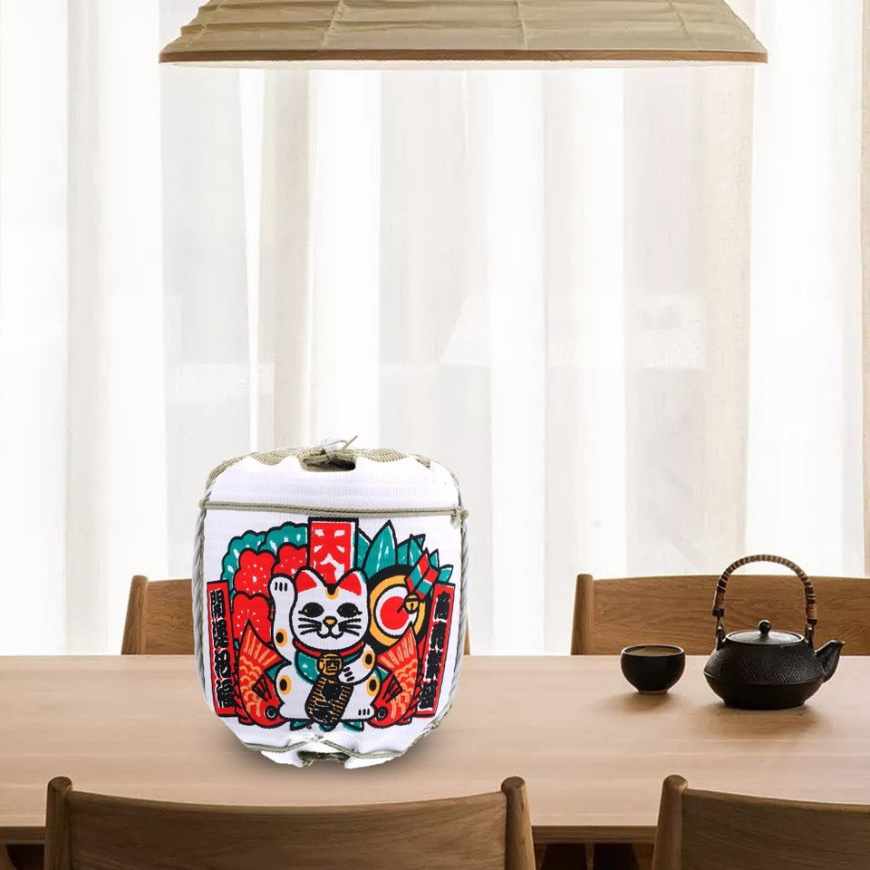 Japanese Simulation Beer Barrel Ornament Beer Wine Barrel Statue ...