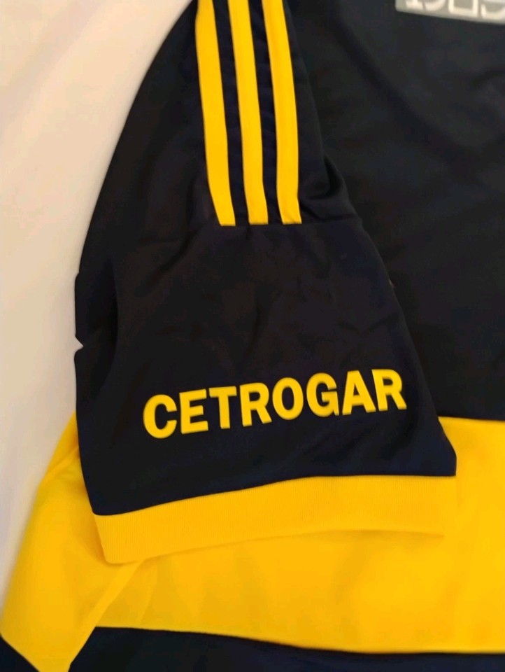 Adidas Boca Juniors CABJ 120th Anniversary Soccer Jersey - Size L (Slim ...