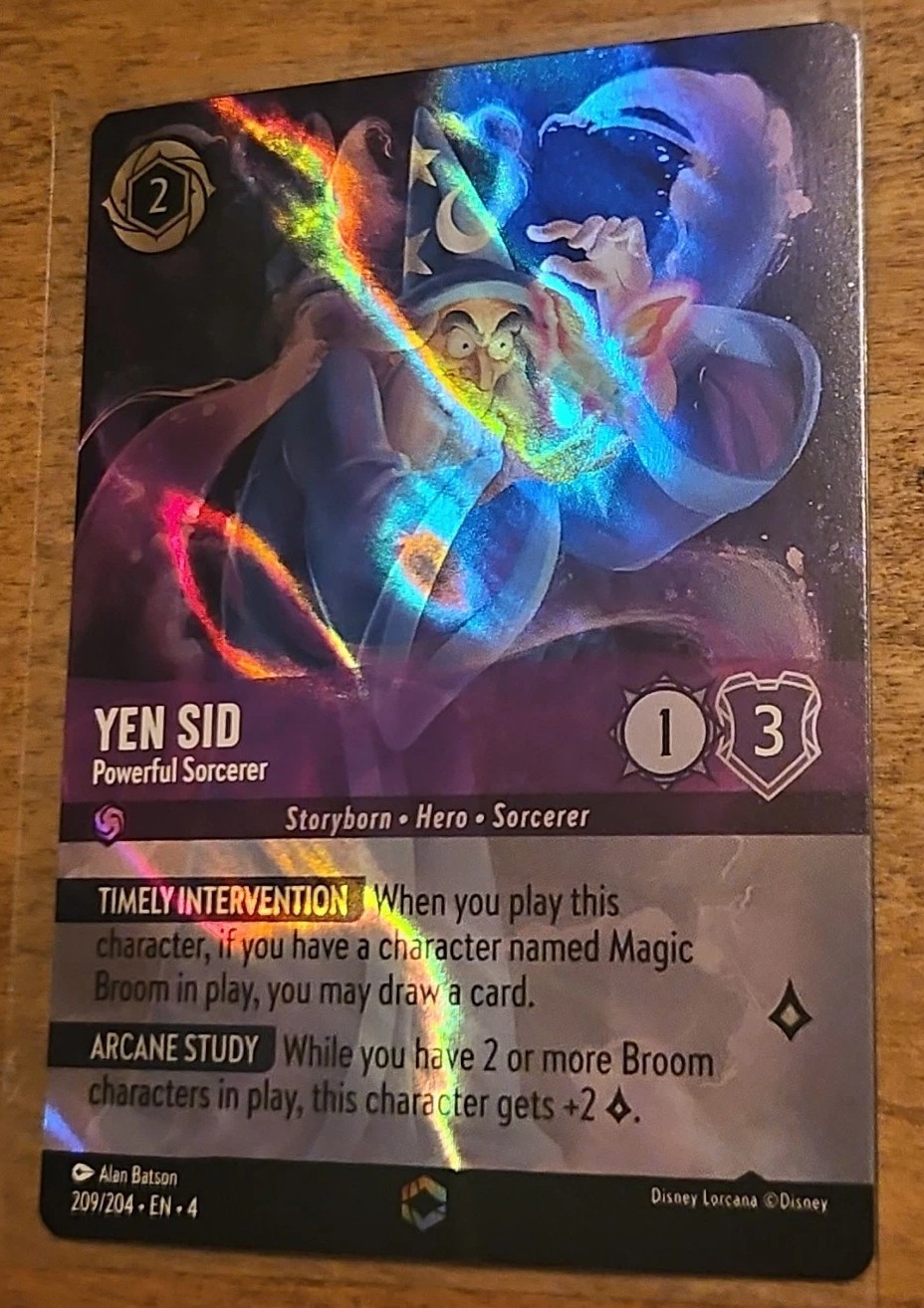 Disney Lorcana Yen Sid - Powerful Sorcerer (Enchanted) Ursula’s Return 209/204のeBay公認海外通販｜セカイモン