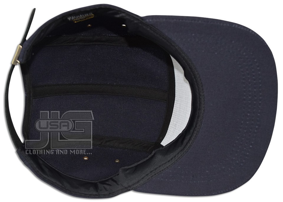 5 Panel Solid Camo Strap-back Adjustable Leather Strap Cap Hat JLGUSA ...