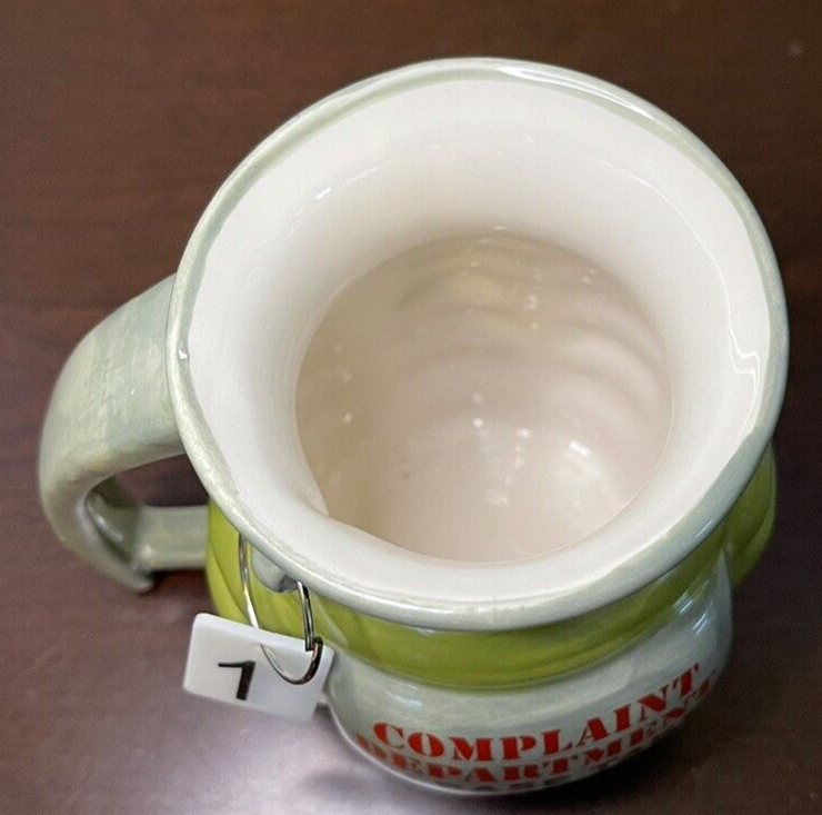 The Grenade Coffee Mug Cup, Big Mouth Mugs Complaint Dept. Never Used ...