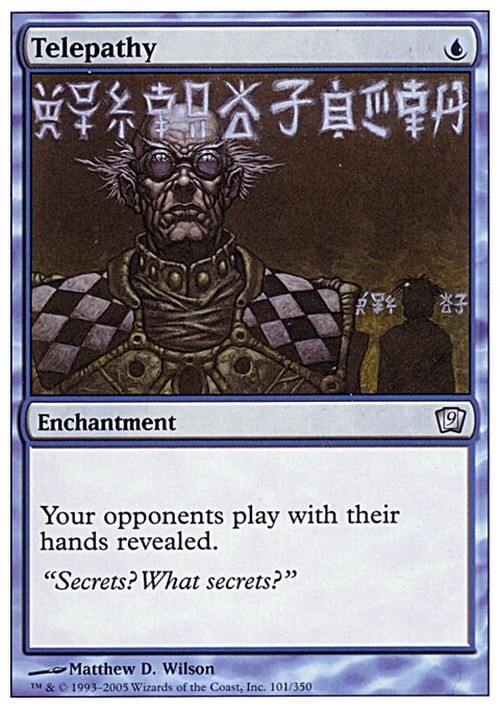 Telepathy ~ Ninth Edition [ Excellent ] [ Magic MTG ] | eBay UK