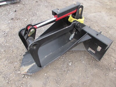 NEW MID STATE TREE SPADE STUMP BUCKET W/ GRAPPLE SKID STEER LOADER ...