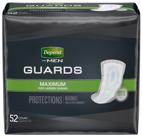Depend Incontinence Guards/Pads for Men/Bladder Control Pads Maximum ...