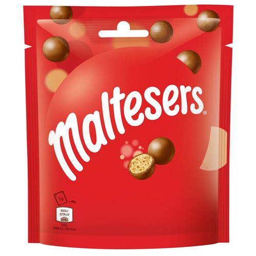 MALTESERS MARS COMPANY - 135G - CRUNCHY CHOCOLATE BALLS PRALINES POUCH ...