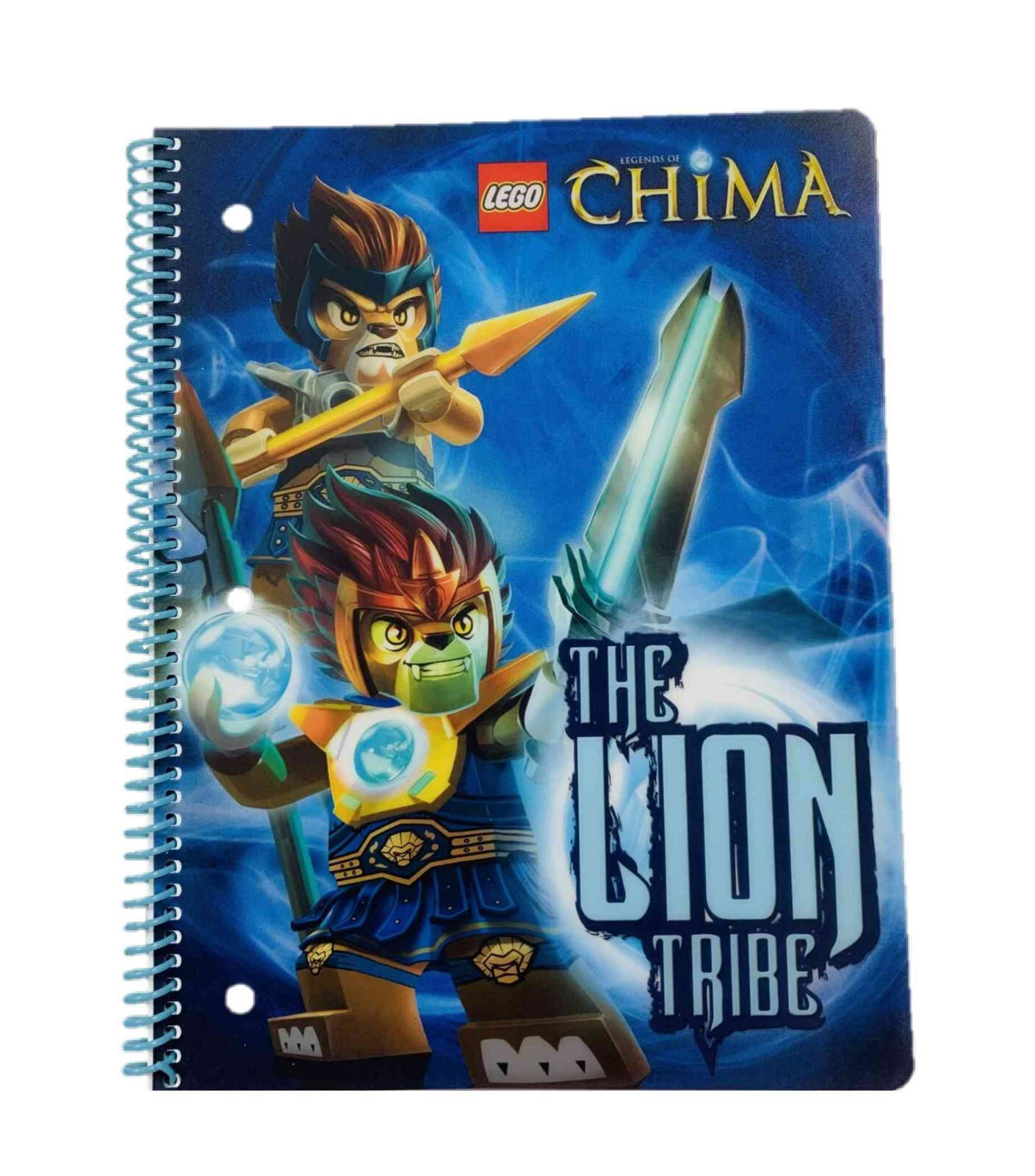 LEGO Chima Wide Ruled Poly Cover Spiral Notebook ~ The Lion Tribe (8" x ...