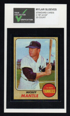 4 Mil Archival Mylar Sleeves for Standard Sized Trading Cards. | eBay